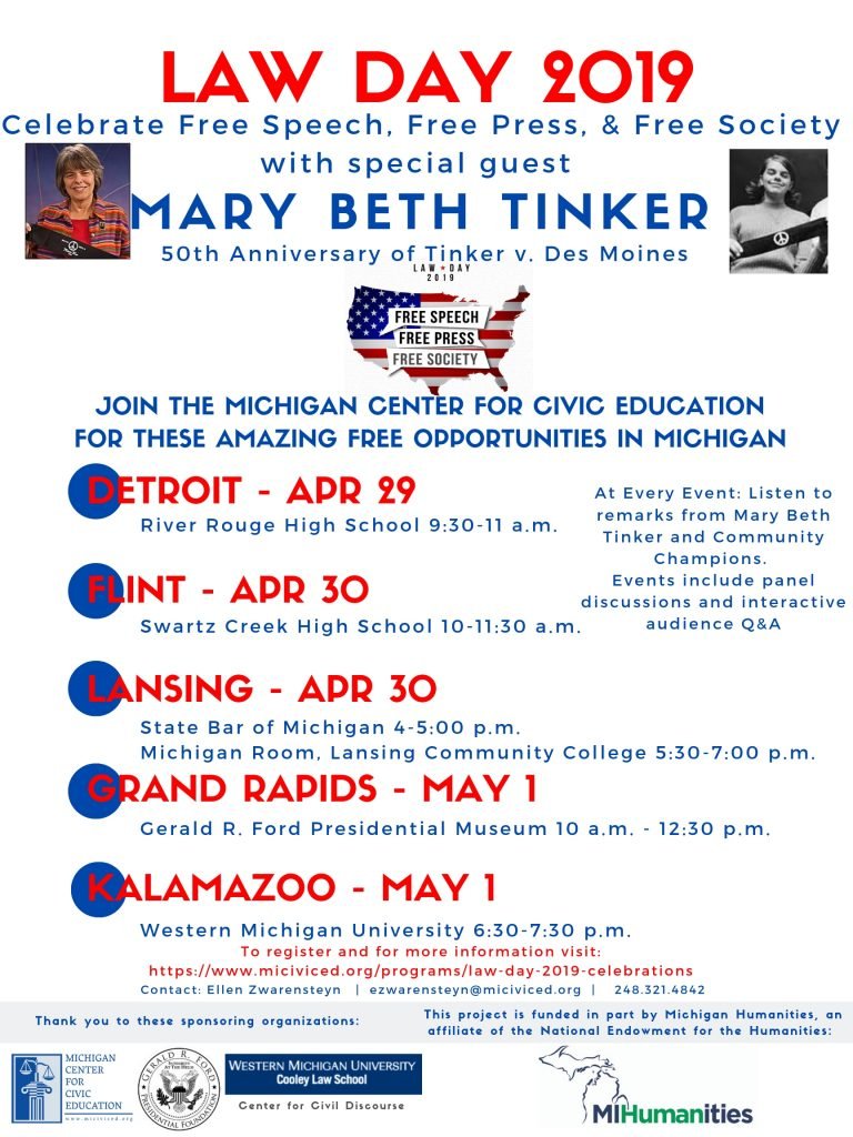 Law Day 2019 Celebrations - Michigan Center for Civic Education